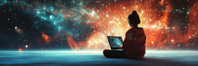 Student Engages in Virtual Learning with AI in a Cosmic Environment ...