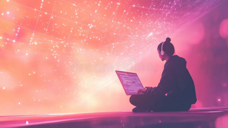 Student Engages in Virtual Learning with AI Support in a Dynamic ...