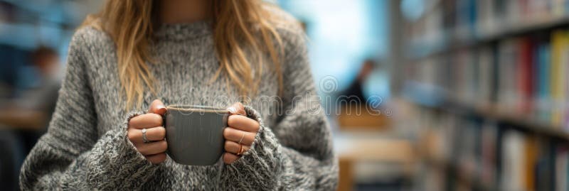 Student Studies Library Surrounded Shelves Filled Books Stock Photos - Free & Royalty-Free Stock ...