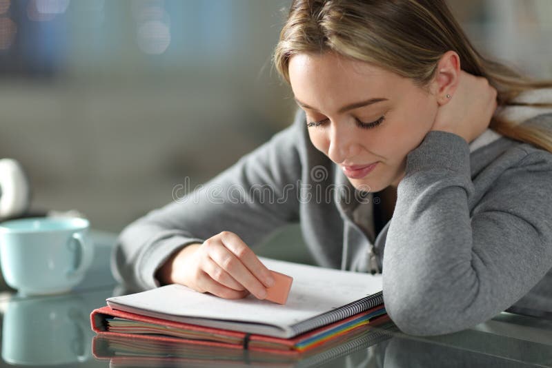 Girl Using Eraser Stock Photos - Free & Royalty-Free Stock Photos from ...