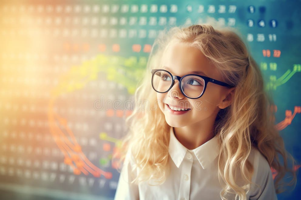 Student Explaining a Complex Math Problem To Her Classmates, Smart Kid ...