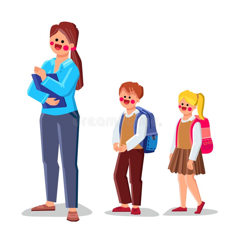 Student Field Trip Kid Vector Stock Vector - Illustration of learning ...