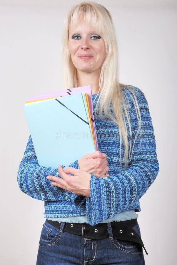 Student with folder stock image. Image of campus, portrait - 161150259