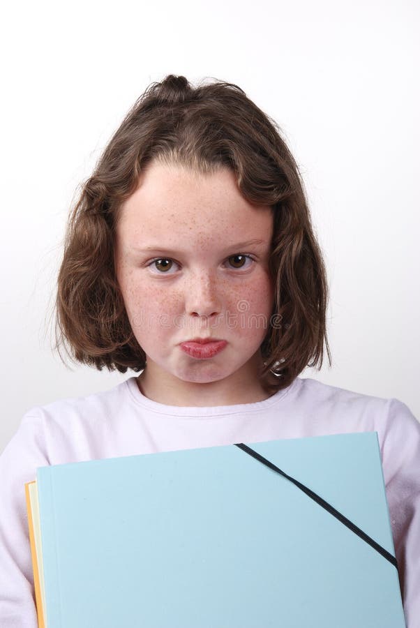 Student with folder stock photo. Image of folder, folders - 159499898