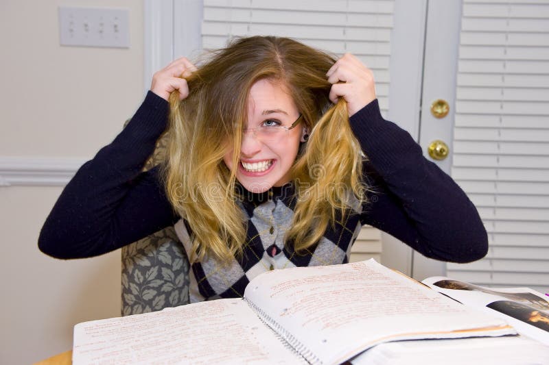 Student frustration. stock image. Image of stress, campus - 7721565