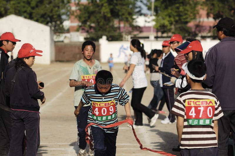 Students Crossing Finish Line Stock Photos - Free & Royalty-Free Stock ...