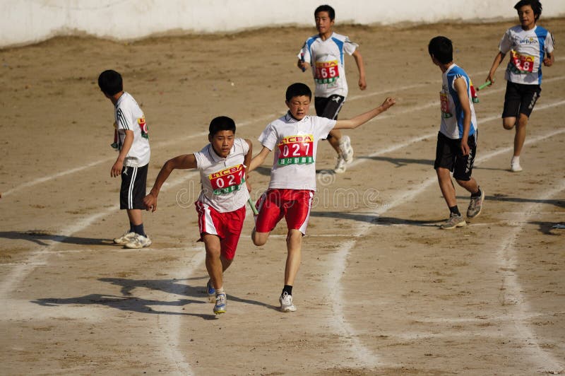 Students Crossing Finish Line Stock Photos - Free & Royalty-Free Stock ...