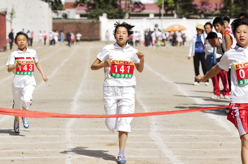 Students Crossing Finish Line Stock Photos - Free & Royalty-Free Stock ...