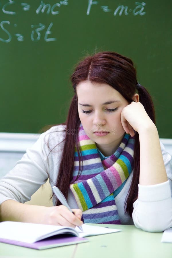 Student girl stock image. Image of study, happiness, education - 24174343
