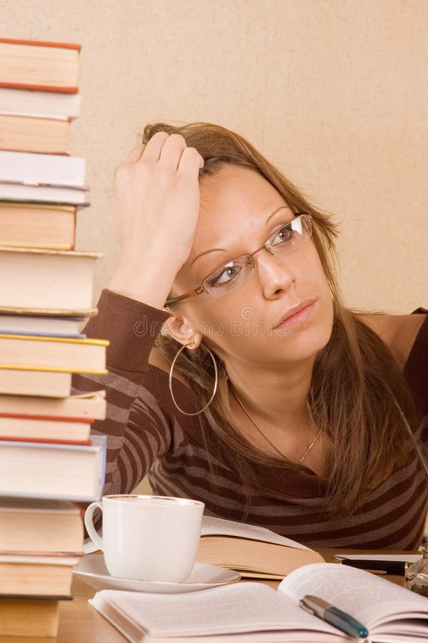 Student girl stock image. Image of young, enlightenment - 5623651