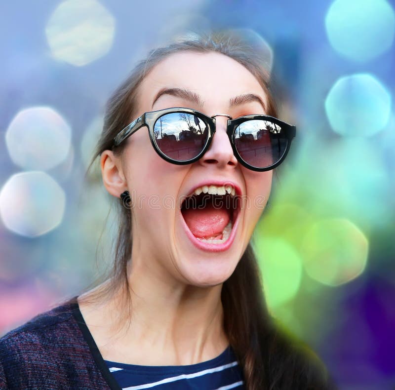 Student girl having fun stock image. Image of female - 53743763