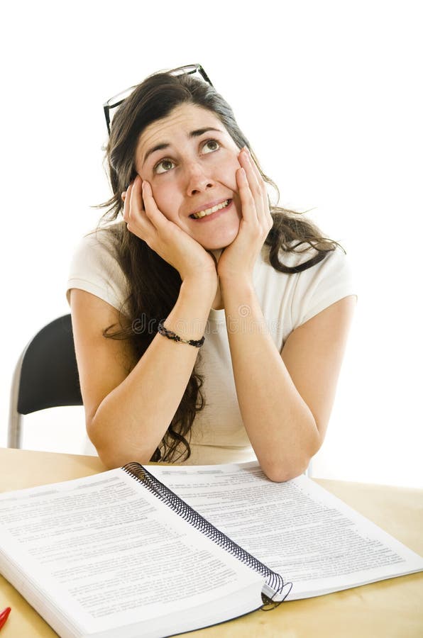 Stressed student stock photo. Image of manage, organize - 35202784