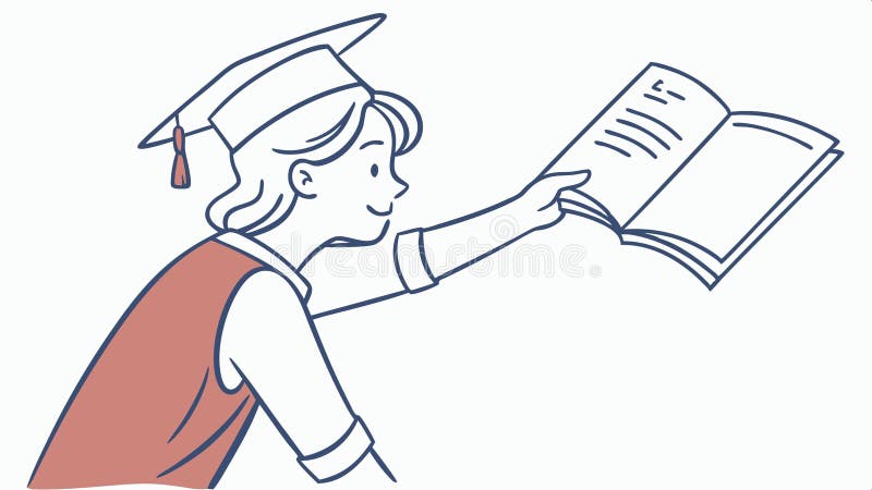 Student Giving Book To Another, Representing Sharing Knowledge Vector ...