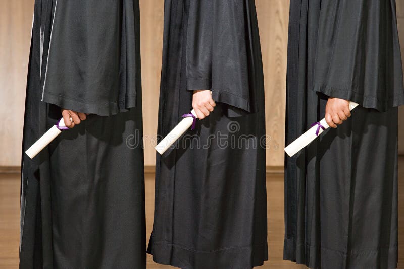 Student Graduation Ceremony Stock Photo - Image of bachelor, friends ...