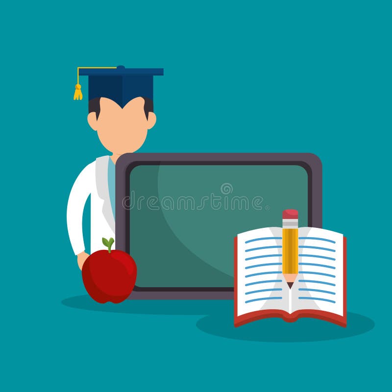 Student Graduation Easy Learning Stock Vector - Illustration of ...