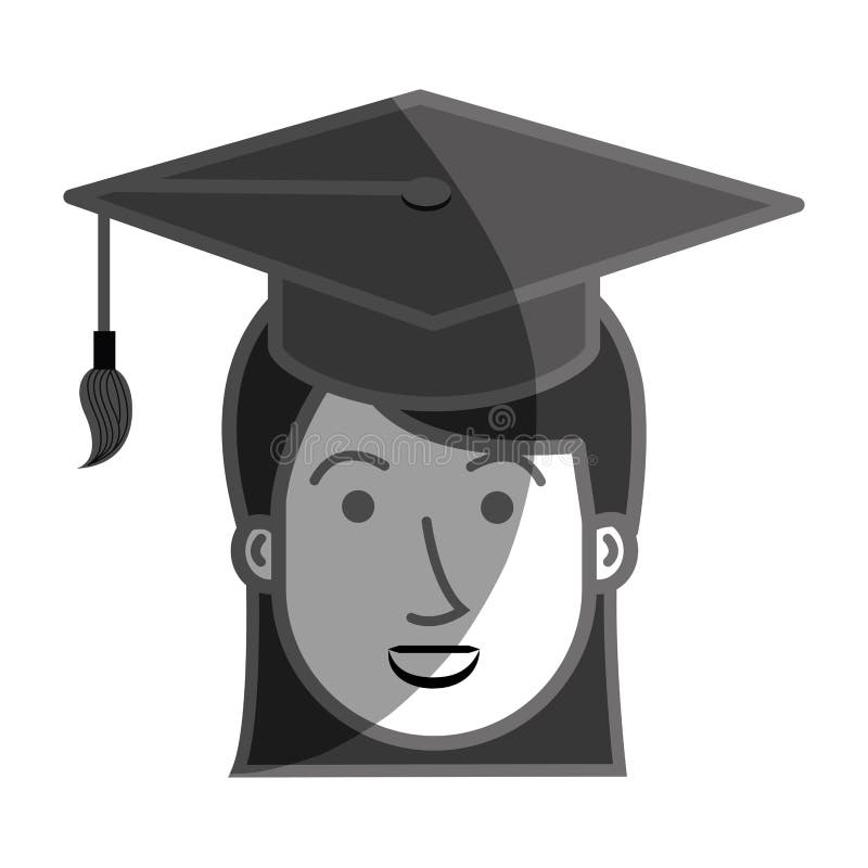 Student Graduation Uniform Icon Stock Vector - Illustration of vector ...