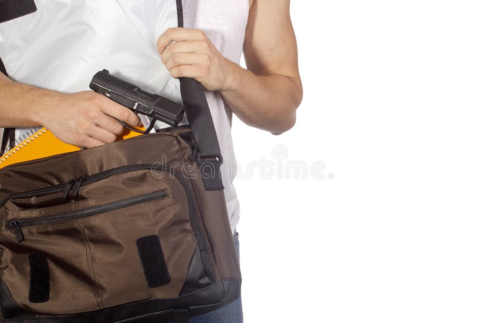 Student with gun stock photo. Image of combat, fire, concept - 36554498