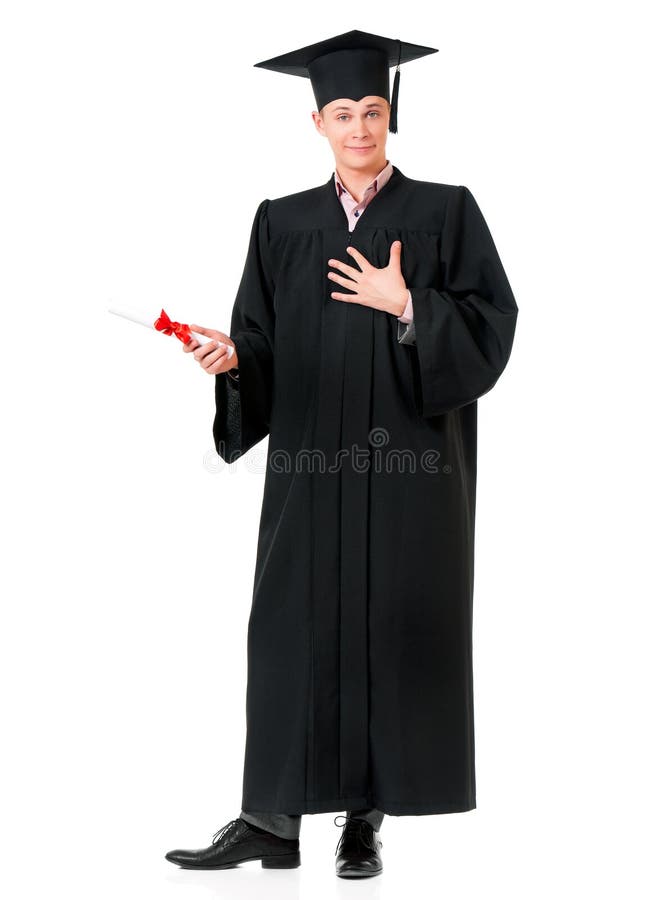 Student guy stock photo. Image of graduated, knowledge - 39383720