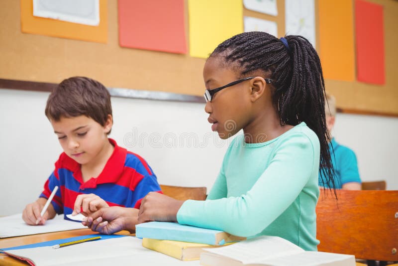 Elementary School Classroom Stock Image - Image of small, group: 33834689