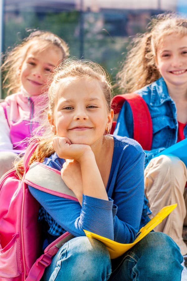 Primary school students stock photo. Image of little - 23940266