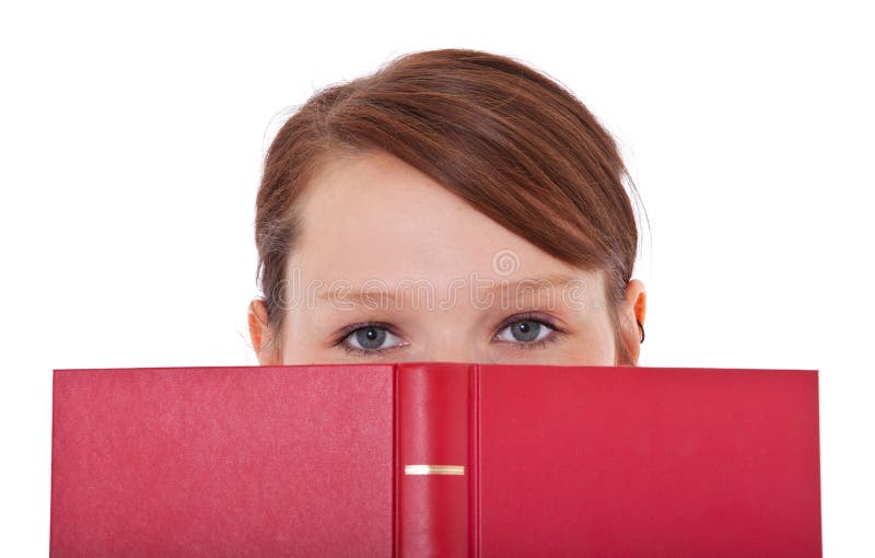 Behind the book stock image. Image of people, hide, learn - 15860117