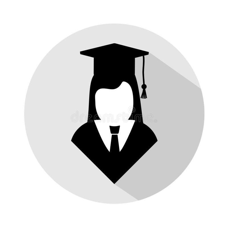 Student icon stock vector. Illustration of diploma, icon - 96455622