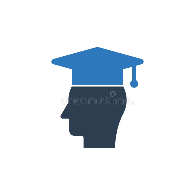 Student Icon - Education Knowledge Icon Stock Vector - Illustration of ...