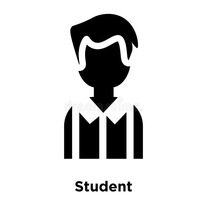 Student Icon Vector Isolated on White Background, Logo Concept O Stock ...