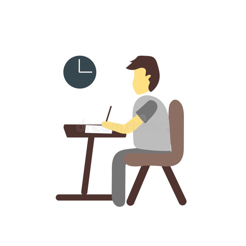 Student Icon Vector Isolated on White Background, Student Sign Stock ...