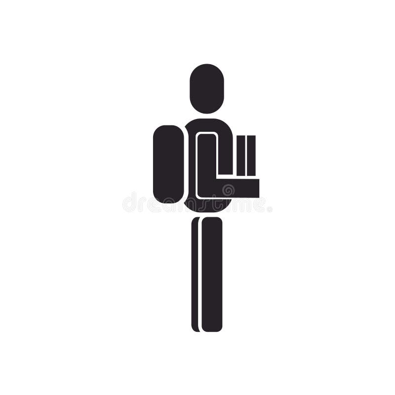 Student Icon Vector Sign And Symbol Isolated On White Background Stock ...