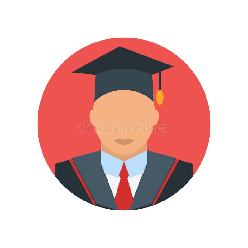 Student Icon Vector Sign and Symbol Isolated on White Background ...