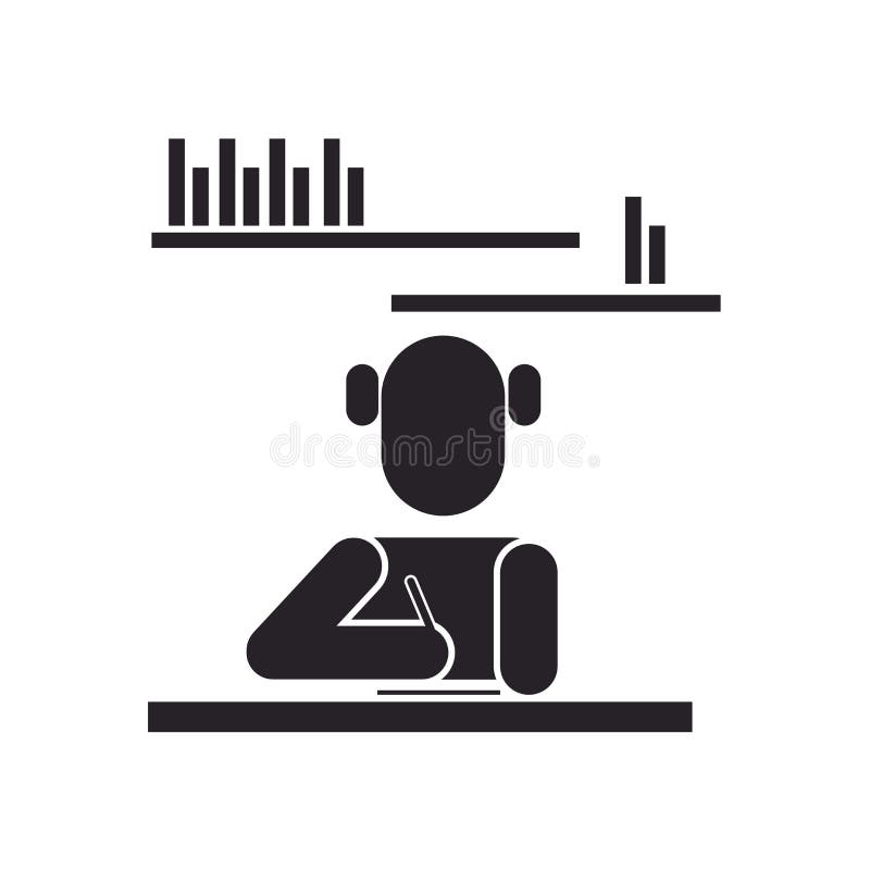 Student Icon Vector Sign and Symbol Isolated on White Background ...