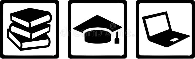 Student Icons vector stock vector. Illustration of school - 107104318