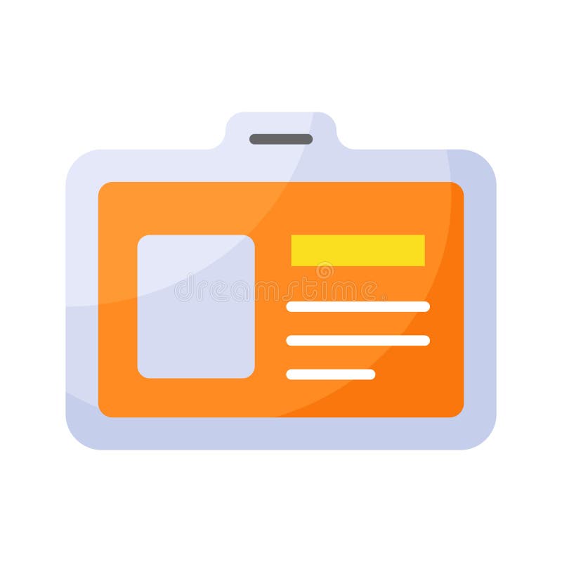 Student Id Card Vector Design, Entry Pass Icon in Modern Style Stock ...