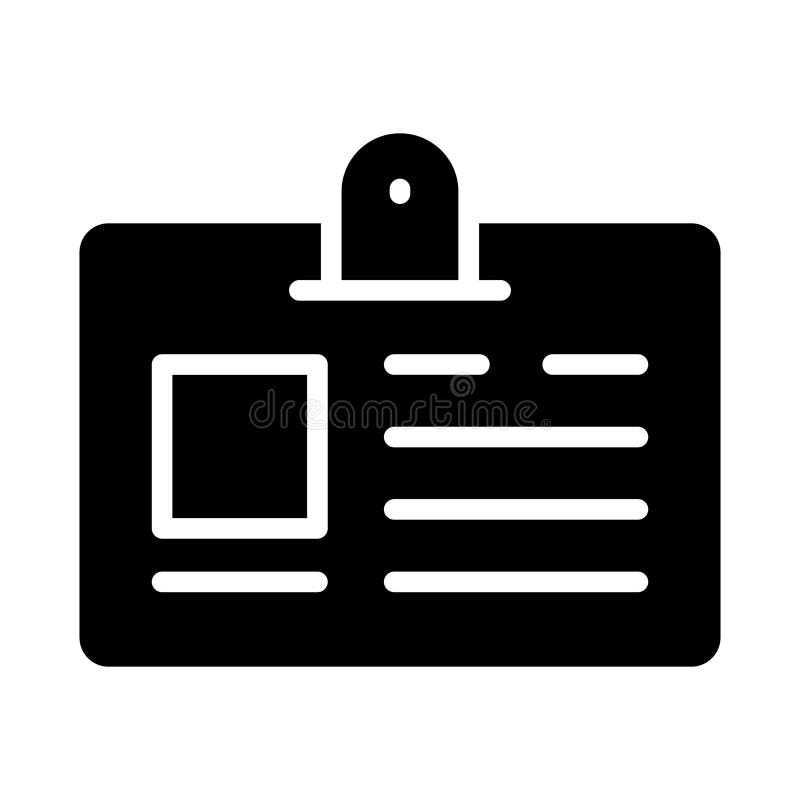 Student Id Card Vector Design, Entry Pass Icon in Modern Style Stock ...