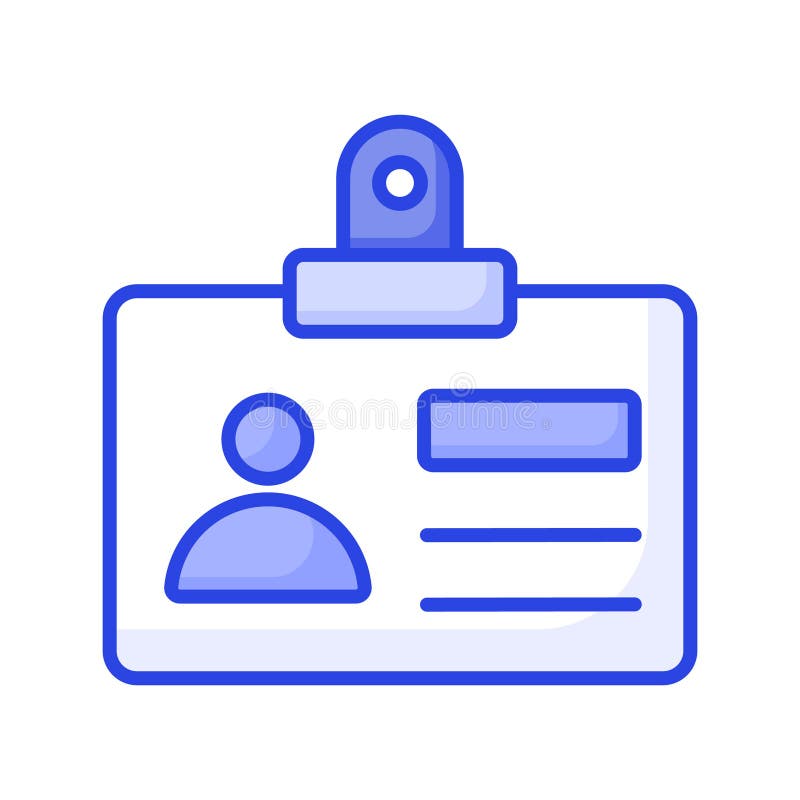 Student Id Card Vector Design, Entry Pass Icon in Modern Style Stock ...