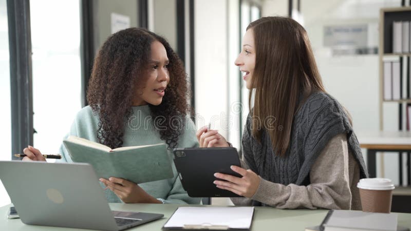 Student Intern Doing Computer Work, Manager, Executive, Adult Explain ...