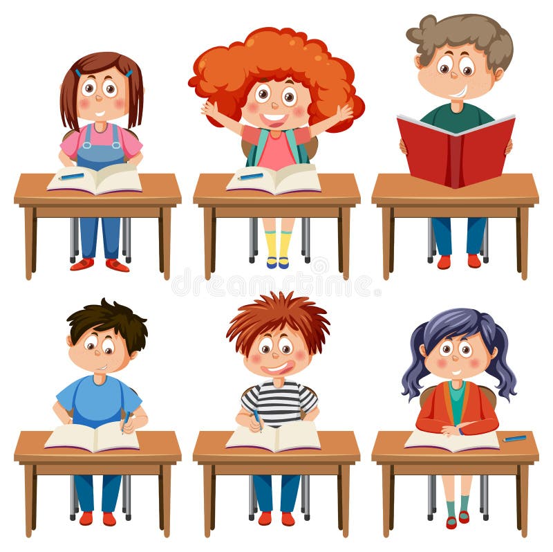 Student Tables Stock Illustrations – 739 Student Tables Stock ...