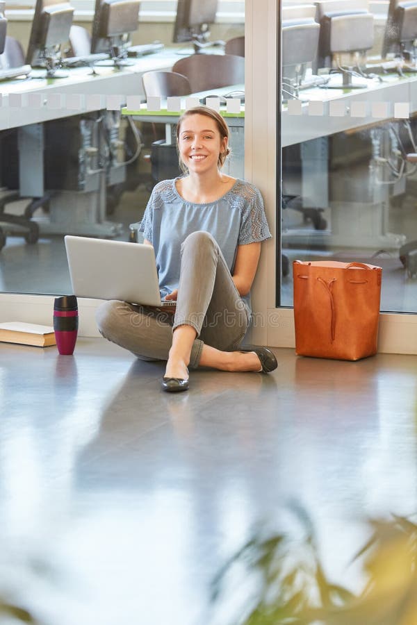 Student with Laptop Studying Stock Image - Image of students, tutorial ...
