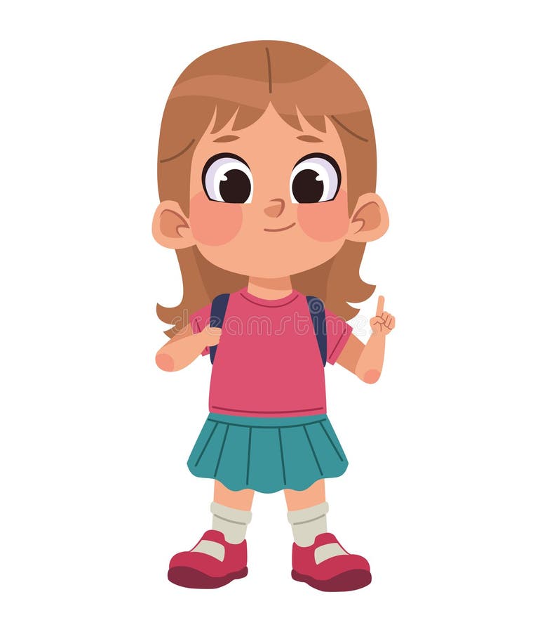 Student Leader Expressing Ideas Stock Illustration - Illustration of ...