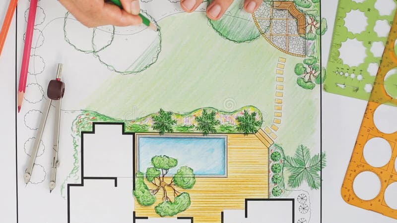 Student is Learning Garden Design Course Stock Video - Video of ...