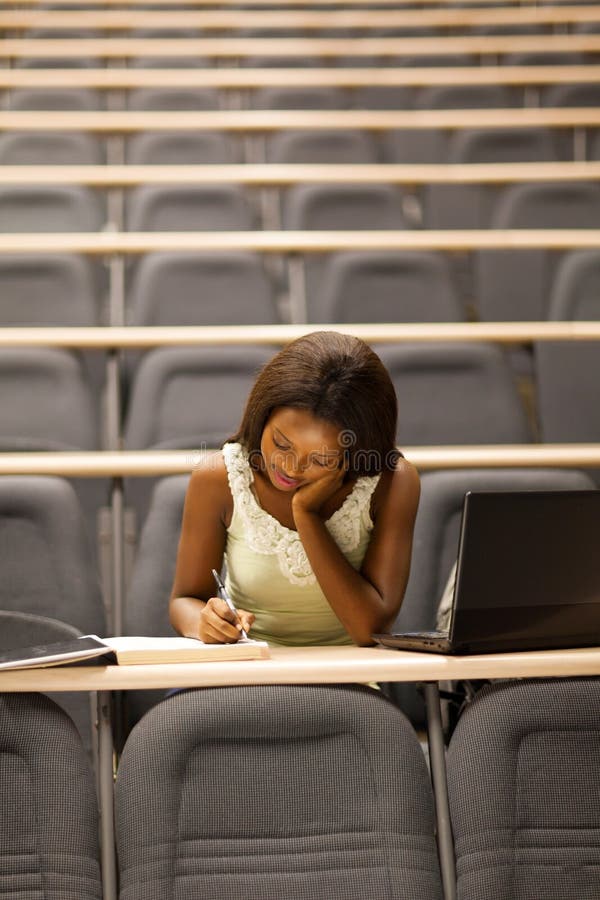 Student lecture room stock image. Image of cute, girl - 29039179