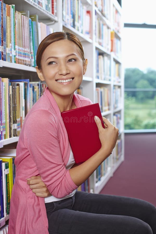 A Student in Library. Conceptual Image Stock Image - Image of ...