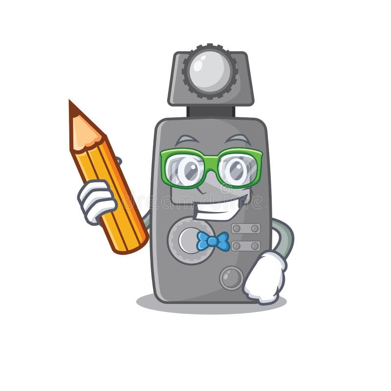 Student Light Meter Isolated with the Cartoon Stock Vector ...