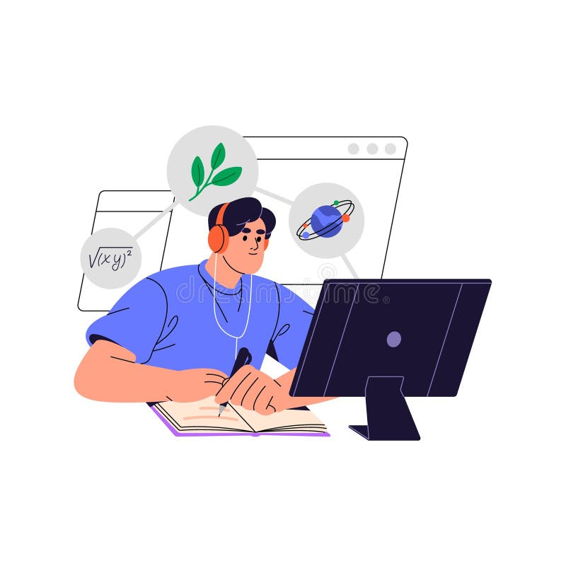 Student Learning Science Stock Illustrations – 58,792 Student Learning ...