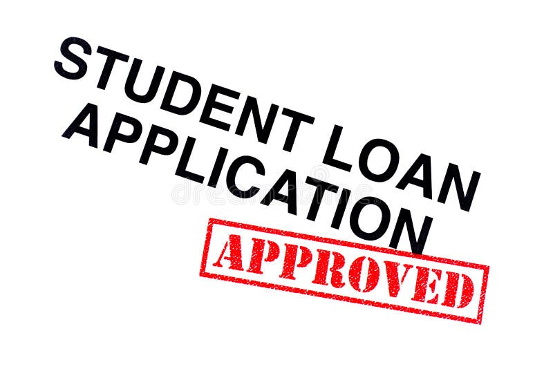 Student Loan Application Approved Stock Image - Image of approve ...