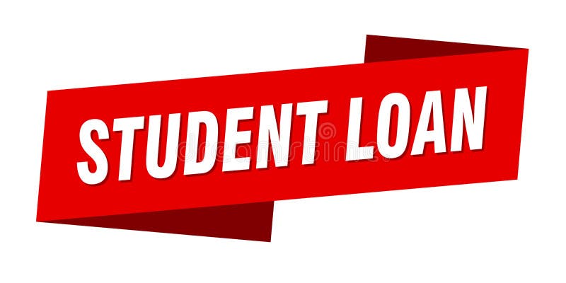 Student Loan Banner Template. Student Loan Ribbon Label Stock Vector ...