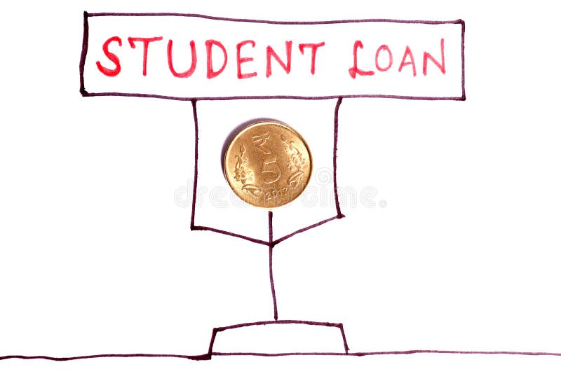 Student loan stock illustration. Illustration of finance - 138135938