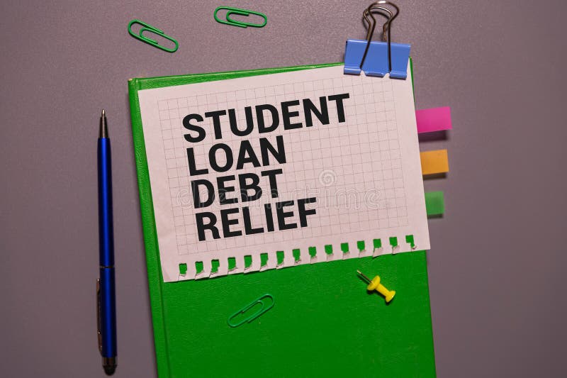 Student Loan Debt, Text Words Typography Written on Paper, Life and ...