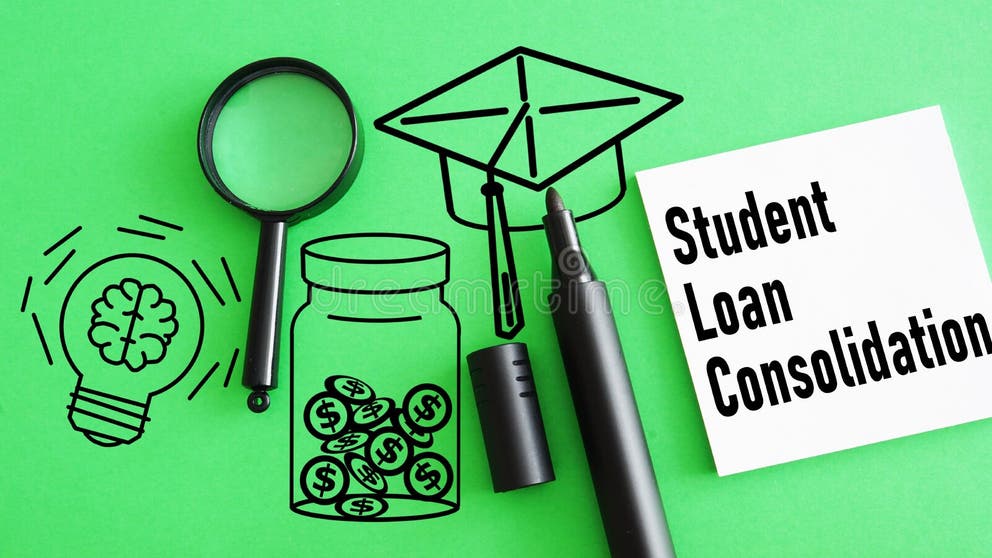 Student Loan Deferment is Shown Using the Text Stock Image - Image of ...